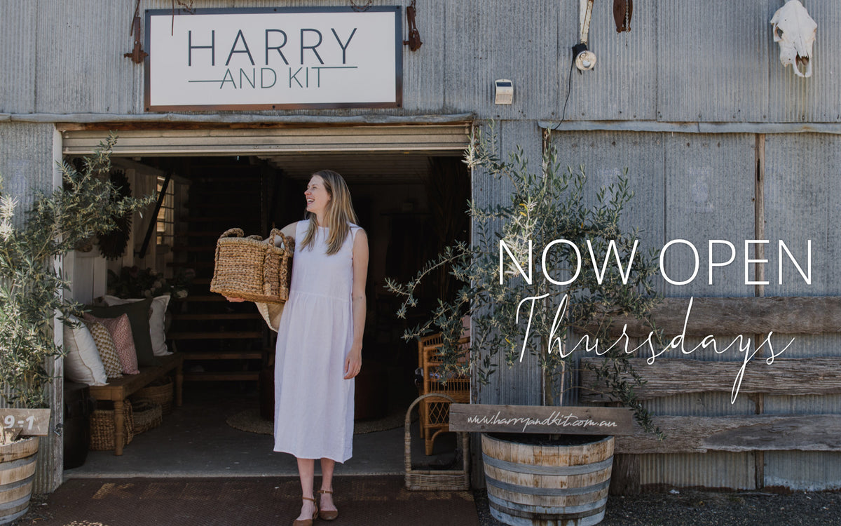 Now Open Every Thursday – Harry and Kit