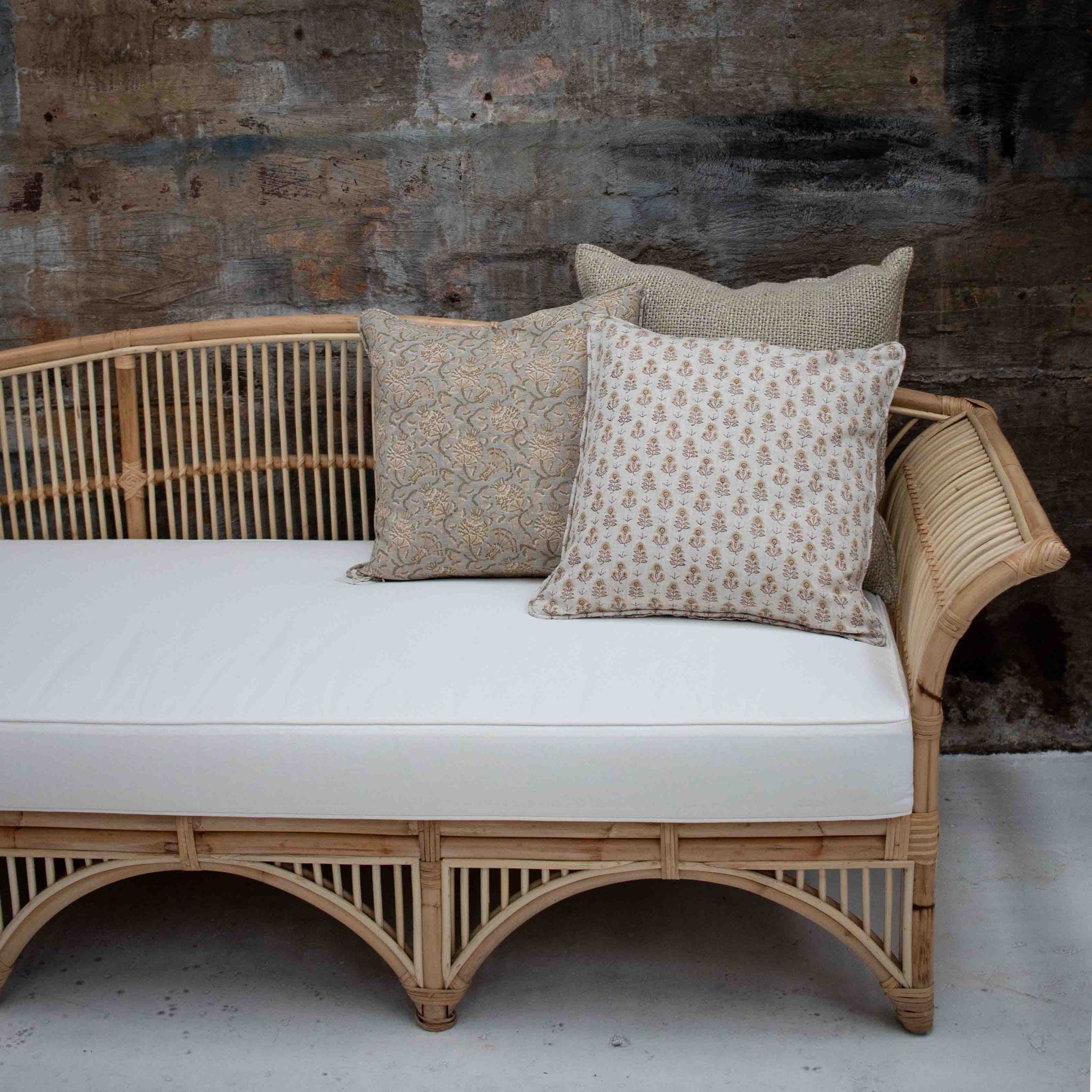 Tori Split Cane Daybed Harry and Kit