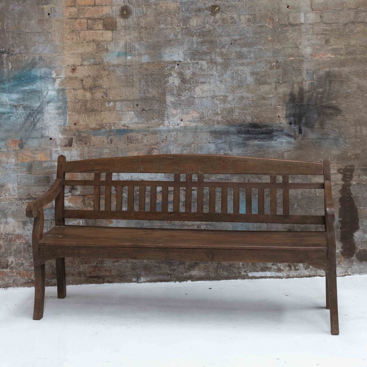 Vintage Wooden Indian Bench Seat #L49 – Harry and Kit