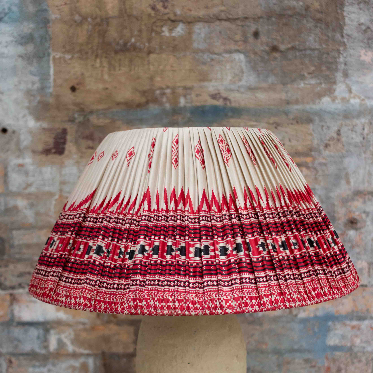 Vintage Indian Saree Lamp Shade | Cream/Pink – Harry and Kit